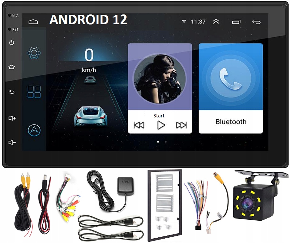 RADIO SAMOCHODOWE 2 DIN ANDROID 11 GPS KAMERA 2/32 - 12080464111 - oficjalne archiwum Allegro
