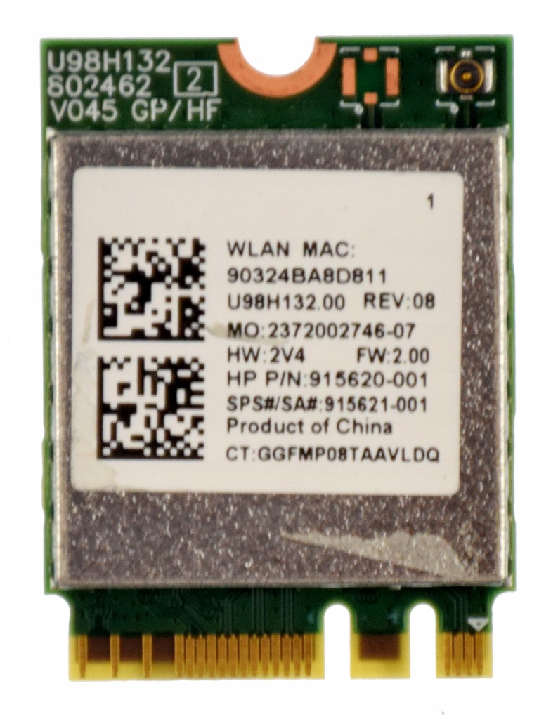 KARTA WIFI SIECIOWA REALTEK RTL8821CE 915612-001 - 14982147270 ...