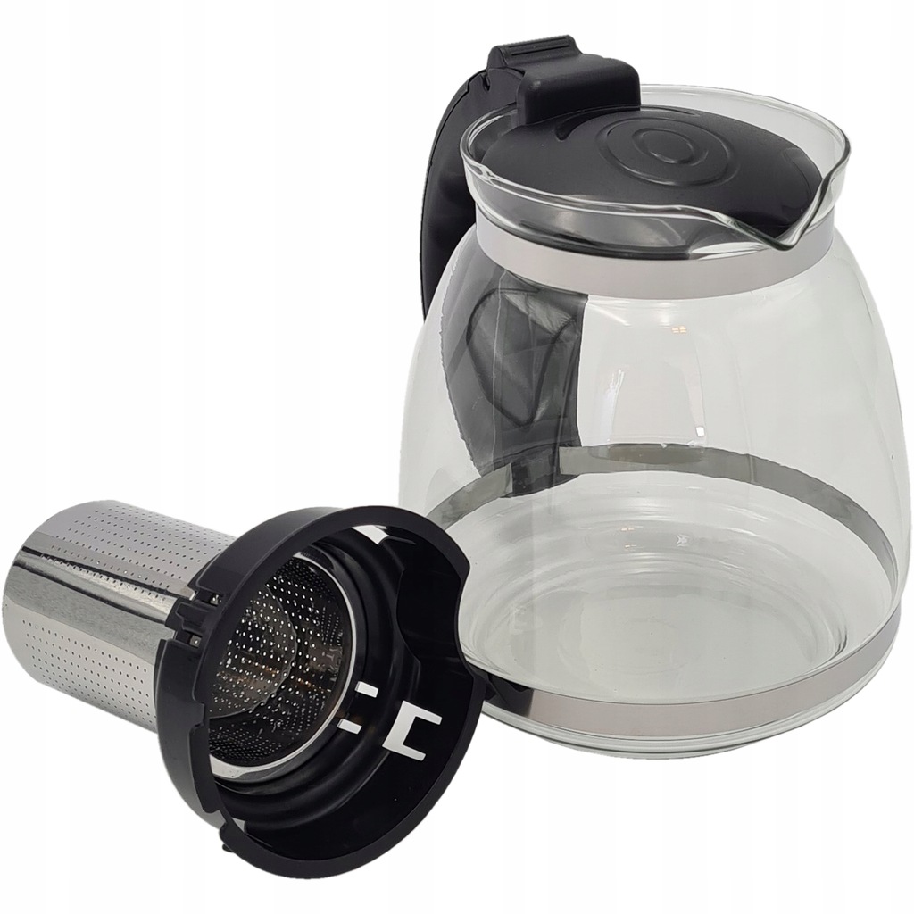 SZKLANY DZBANEK DO ZAPARZANIA HERBATY Z ZAPARZACZEM ZAPARZACZ DO KAWY 1,5L - 15334659589 ...
