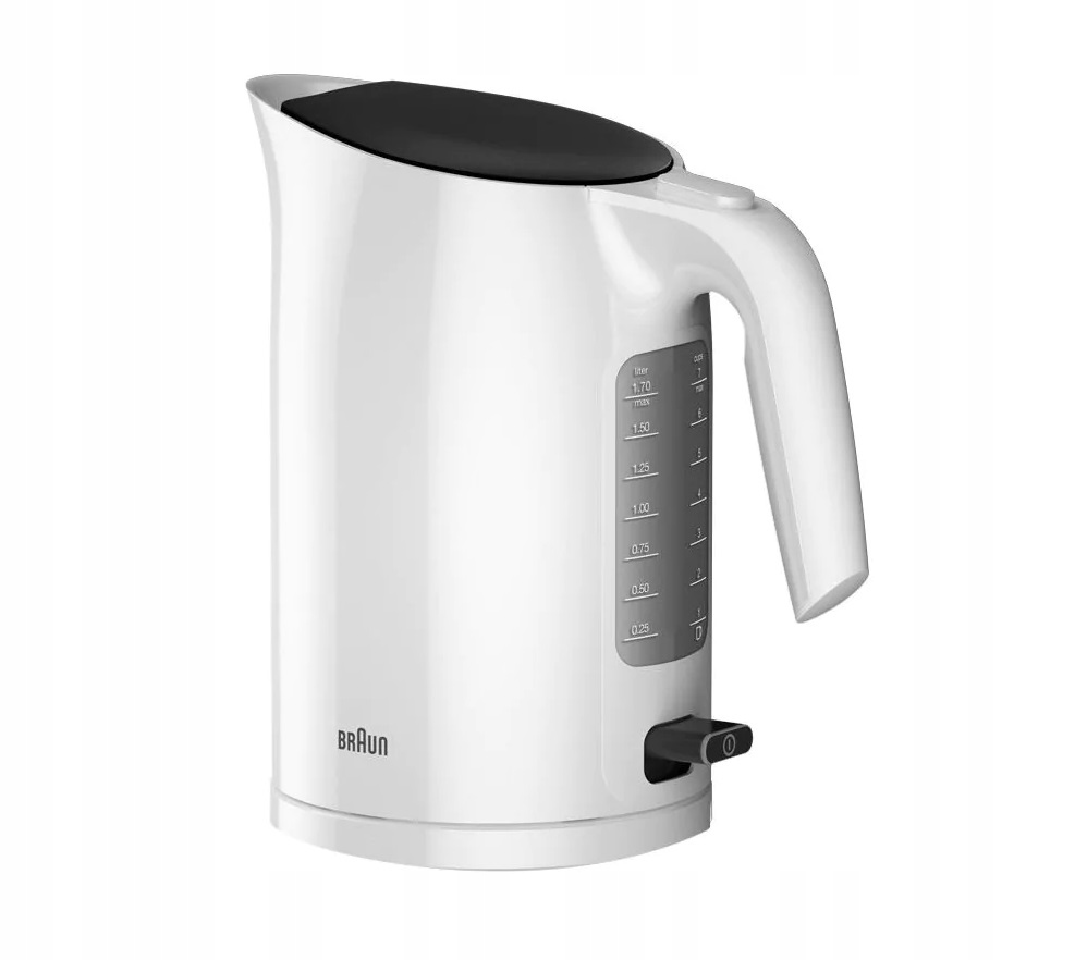 Czajnik Elektryczny Bezprzewodowy Braun WK3000 WH - 8718556539 - oficjalne archiwum Allegro