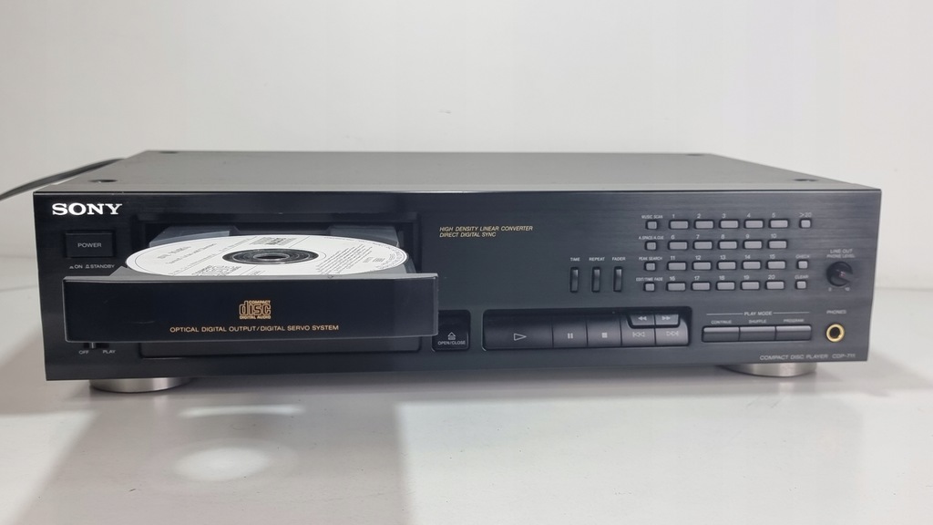 SONY odtwarzacz kompaktowy CD player CDP 711 - 12864745320 - oficjalne archiwum Allegro