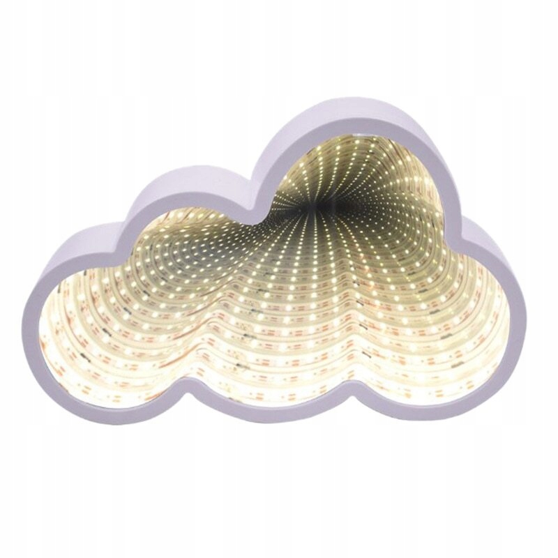 Lustro Tunel Led Chmurka Lampka Dekoracyjna 3D - 12469989077 ...