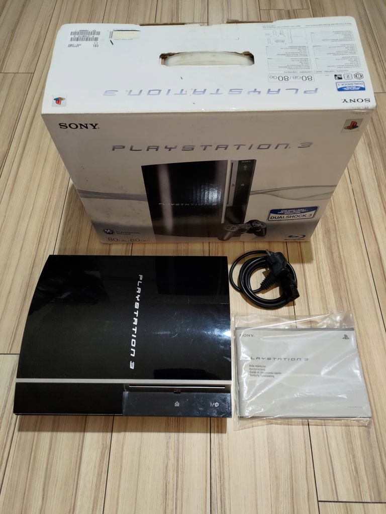 Konsola Sony PlayStation 3 PS3 Fat 80GB CECHL04 - 12634974890 ...