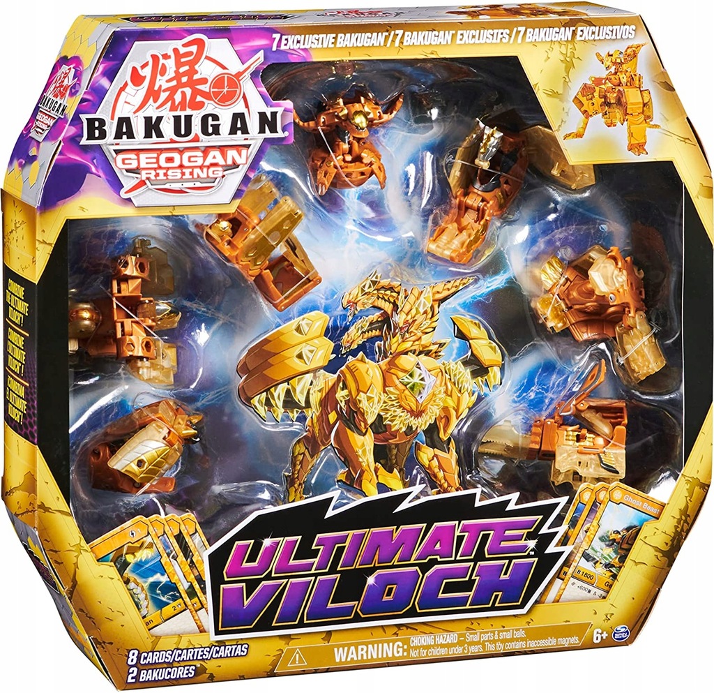 BAKUGAN GEOGAN RISING GEOFORGE DRAGONOID VILOCH - 11748236244 ...
