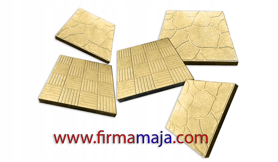 Płytka betonowa skałka - ryfla 30x30x3 cm Piaskowa - 11778349506 ...