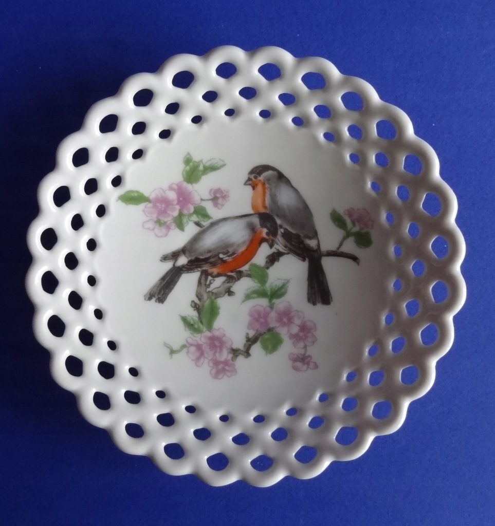 Paterka, ażur ptaki. Wallendorf. - 13615370723 - oficjalne archiwum Allegro