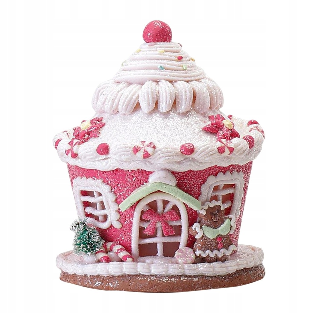 Miniatures House Mini House Lights up Cupcake Pink - 12995866698 ...