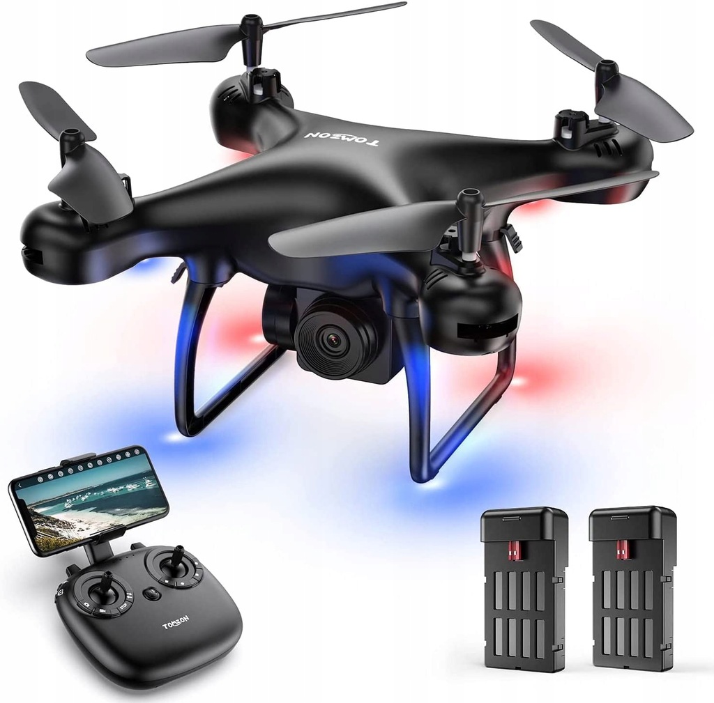 DRON MINI Z KAMERĄ FPV 1080P 2.4 WIFI TOMZON D28 - 12626926725 ...