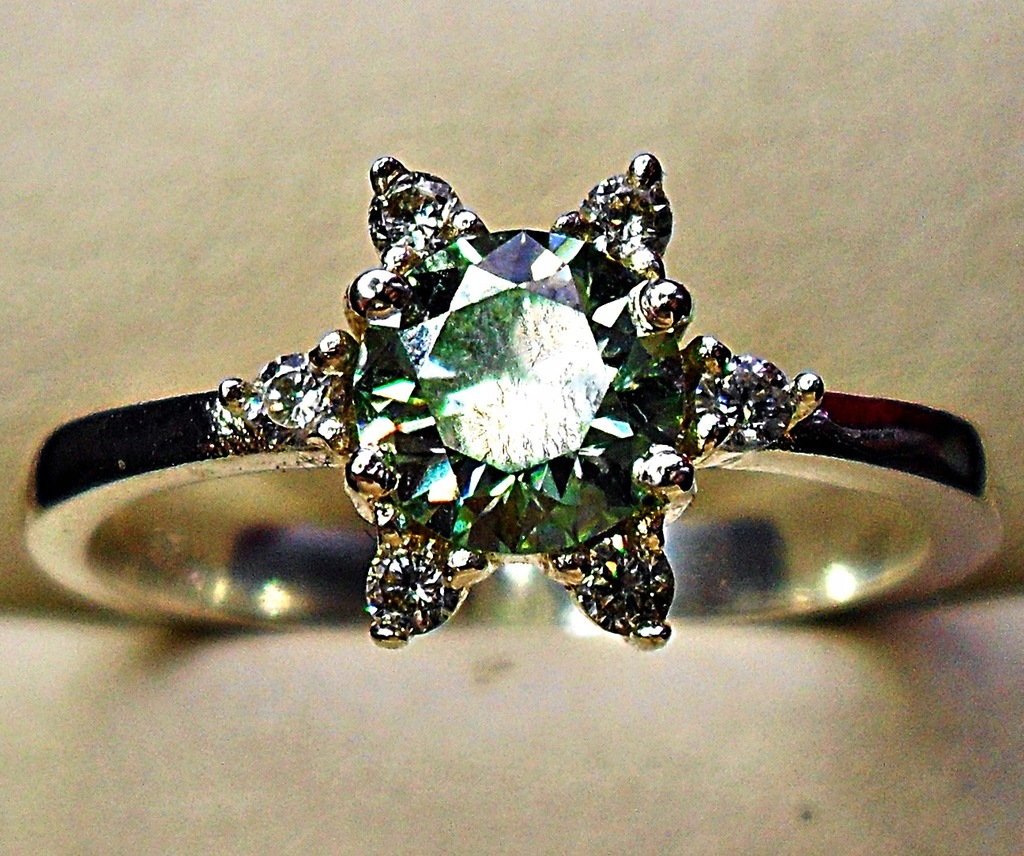 ZIELONY DUZY BRYLANT 2,58CT BRAZYLIA,CERTYFIKAT - 13431313224 ...