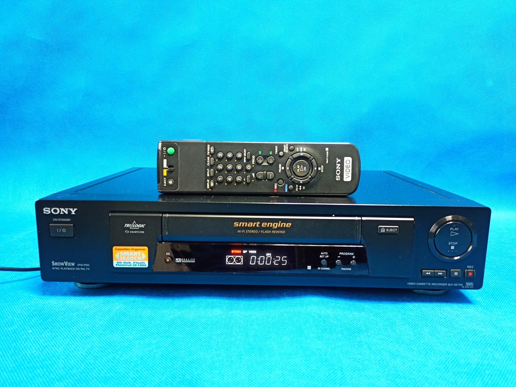 Magnetowid/Video SONY SLV-SE700 /6 głowic/RR/Pilot - 9965802997 - oficjalne archiwum Allegro