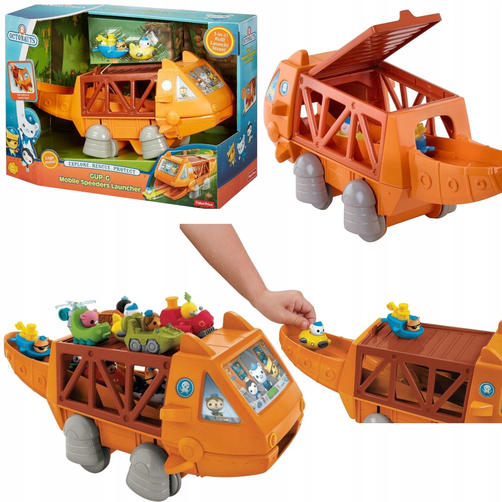 OKTONAUCI OCTONAUTS POJAZD GUP-G WYRZUTNIA CDT32 - 7883134439 ...