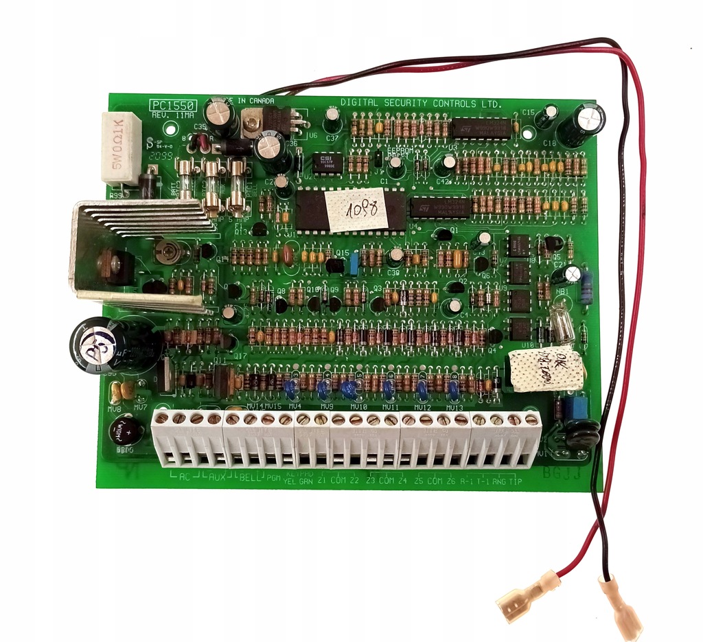 Centrala alarmowa DSC PC1550 rev 11MA 6 linii płyta główna ...