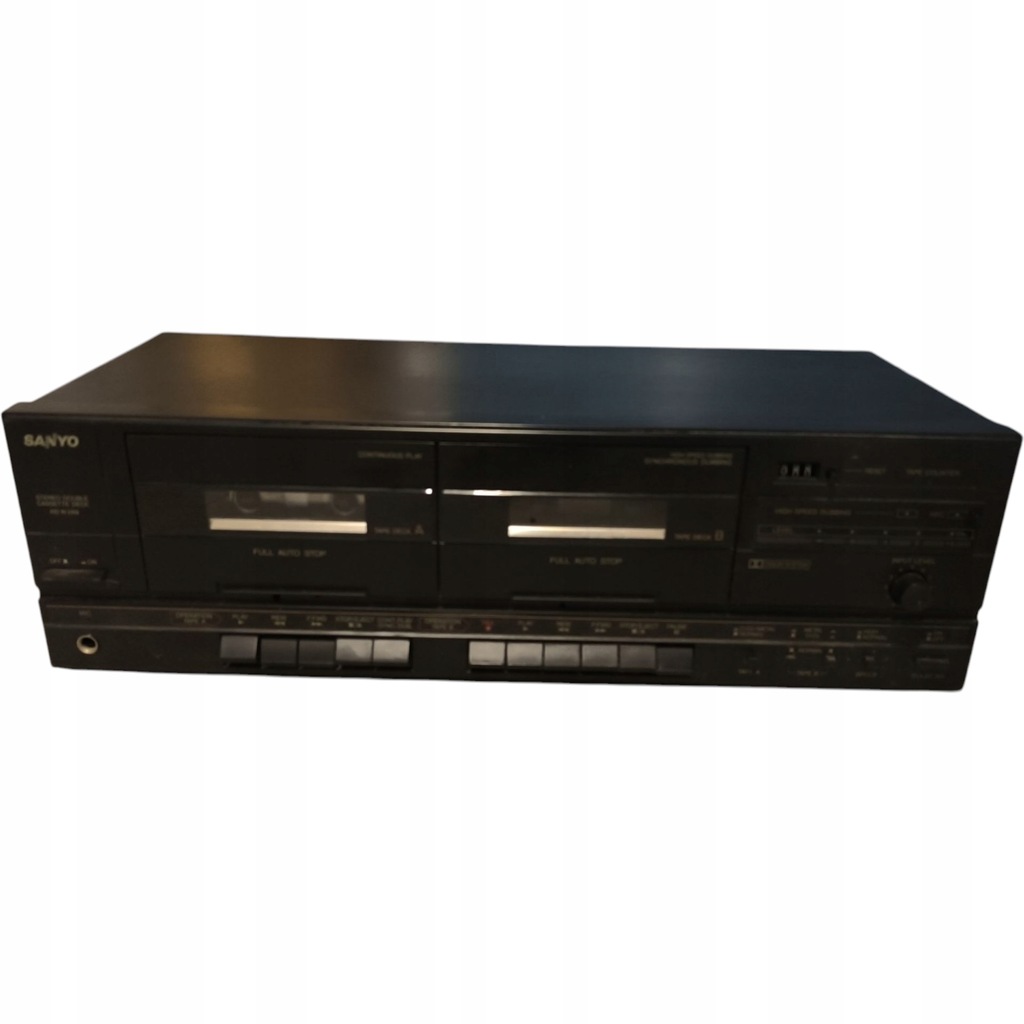 Magnetofon SANYO RD W289 Stereo Double Cassette .Vintage Audio – AUKCJA ...