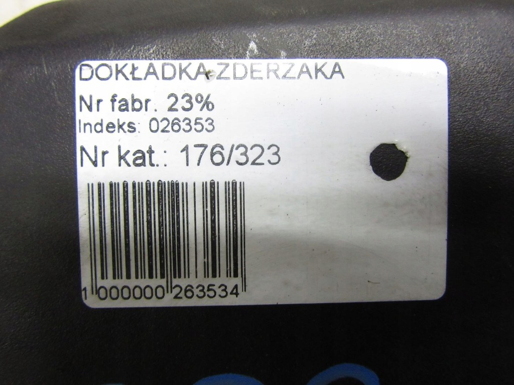 VOLVO XC60 LISTWA NAKŁADKA ZDERZAKA TYŁ 30764525 - 12111461728 ...
