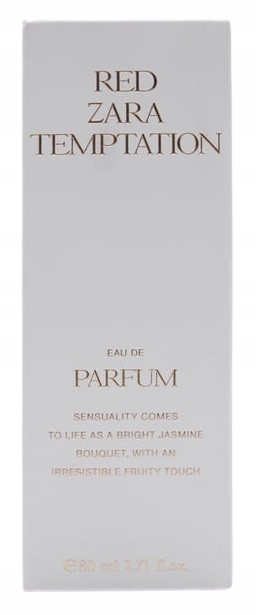 ZARA RED TEMPTATION 80 ML FOR HER PERFUMY DAMSKIE - 11410805561 - oficjalne archiwum Allegro