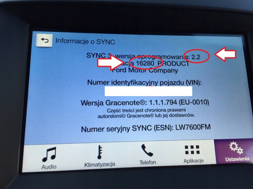 Ford Sync 3 mapy F11 2022 aktualizacja nawigacji - 12206316258 ...