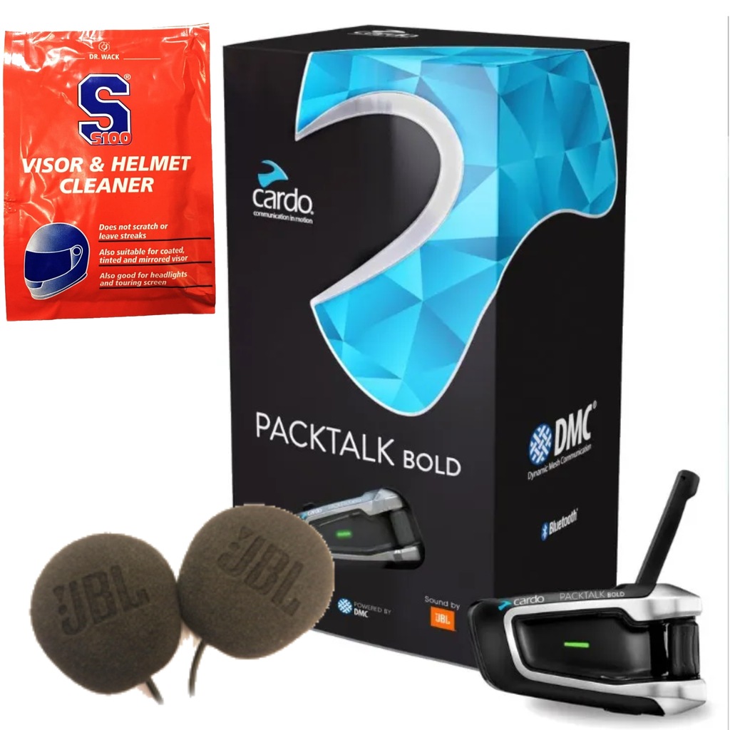 Cardo PACKTALK BOLD Interkom motocyklowy +Tempomat - 10559958425 ...