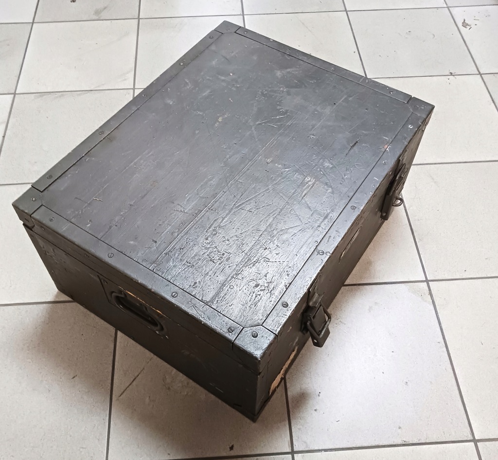 Skrzynia drewniana decoupage 57 x 46 x 26,5 cm - 14490106713 ...