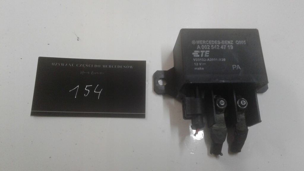 PRZEKAŹNIK ŚWIEC ŻAROWYCH W 211 NR 0025424719 - 14457225033 - oficjalne ...