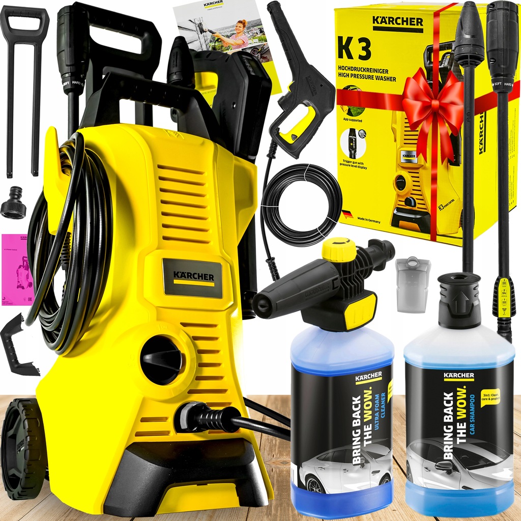 MYJKA CIŚNIENIOWA KARCHER K3 POWER ZESTAW GIGA XXL - 13040866975 - oficjalne archiwum Allegro