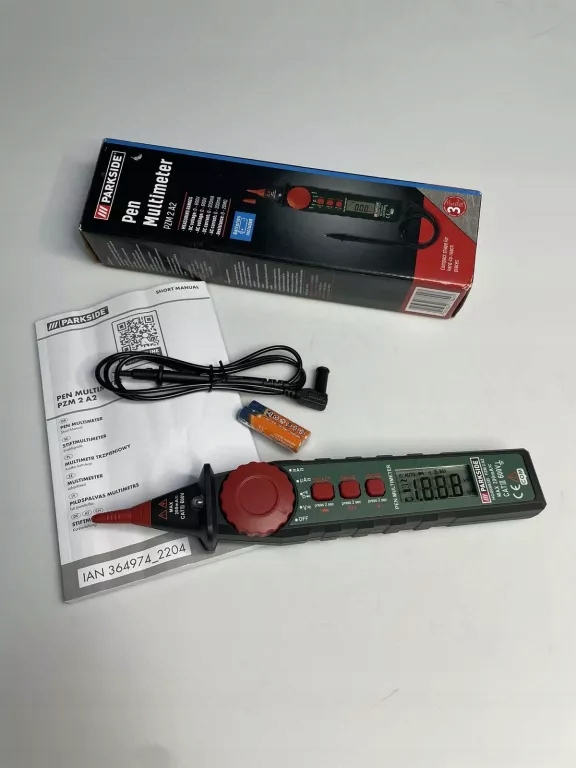 PARKSIDE MULTIMETR PEN PZM 2 A2 - 15423292033 - oficjalne archiwum Allegro