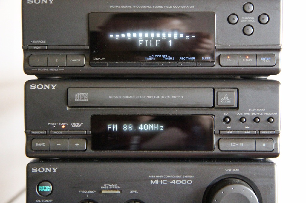 Sony HCD-H4800 , system MHC-4800 - 12242584696 - oficjalne archiwum Allegro