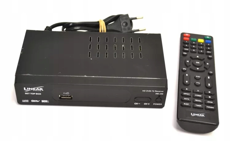 DEKODER DVB-T2 LINEAR DB-102 + PILOT OPIS - 12547997085 - oficjalne ...