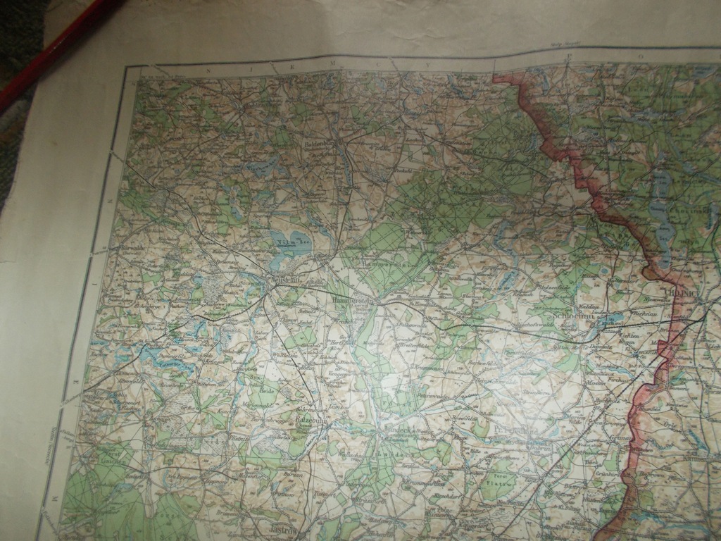 Bydgoszcz - Schneidemuhl stara mapa wojskowa - 11529504447 - oficjalne ...