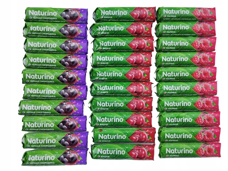 Cukierki Dropsy Naturino MIX Smaków 30 sztuk - 14330039950 - oficjalne ...