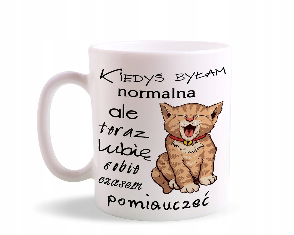 KUBEK Z KOTEM NA PREZENT KOT MEMY - 10463021183 - oficjalne archiwum ...