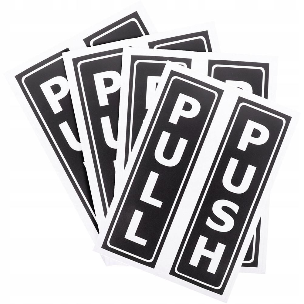 Stickers for Door Pull Push Decal Sliding Logo - 15122054367 ...