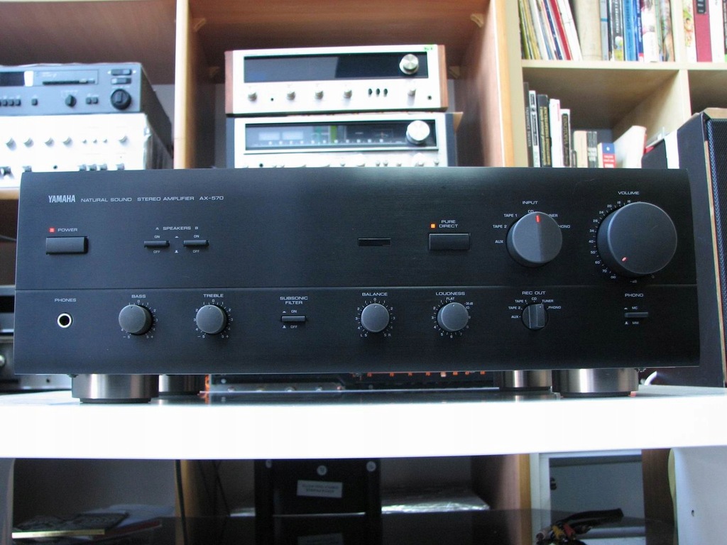 WZMACNIACZ YAMAHA AX-570 - GWARANCJA - 9142507737 - oficjalne archiwum Allegro