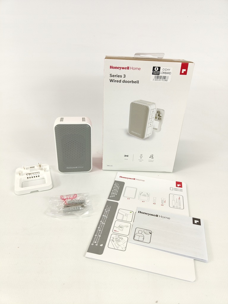 Przewodowy Honeywell DW313S 84 dB dzwonek - 12640121178 - oficjalne ...
