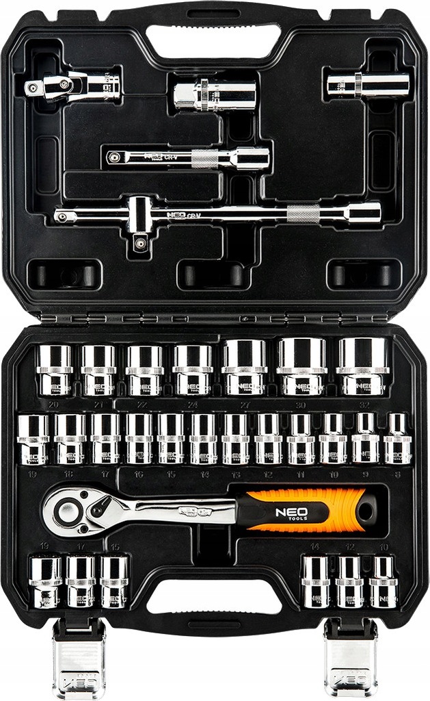 ZESTAW KLUCZE NASADOWE 32szt. 1/2'' CrV 08-662 NEO - 12689098468 - oficjalne archiwum Allegro