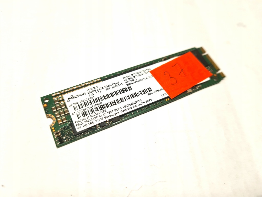 Dysk Micron 1100 256GB MTFDDAV256TBN Dell 0PHY2P - 12691310402 ...