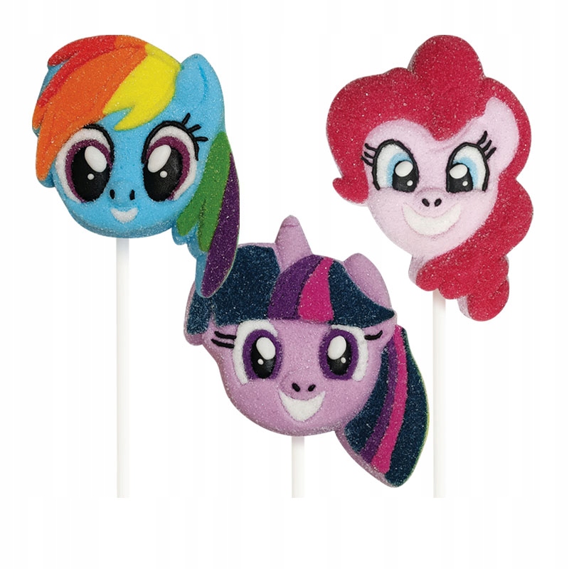 Lizak piankowy My Little Pony 12 szt x 45g pianka - 12154726268 - oficjalne archiwum Allegro