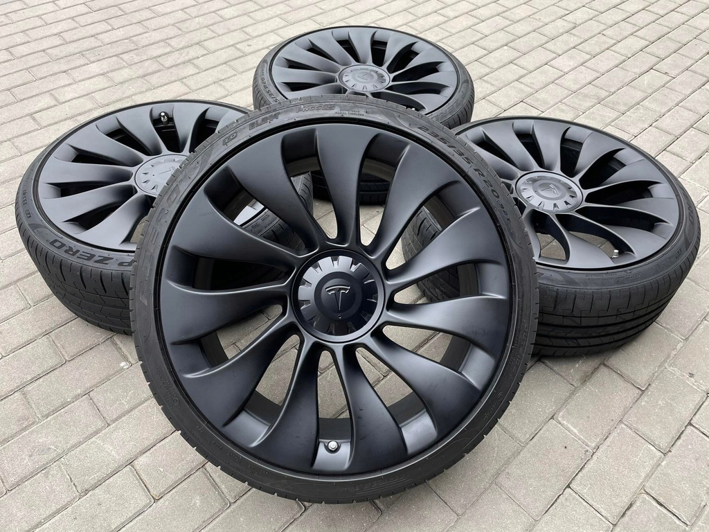 20'' KOLA FELGI TESLA MODEL 3 UBERTURBINE IDEALNE - 12356703630 ...
