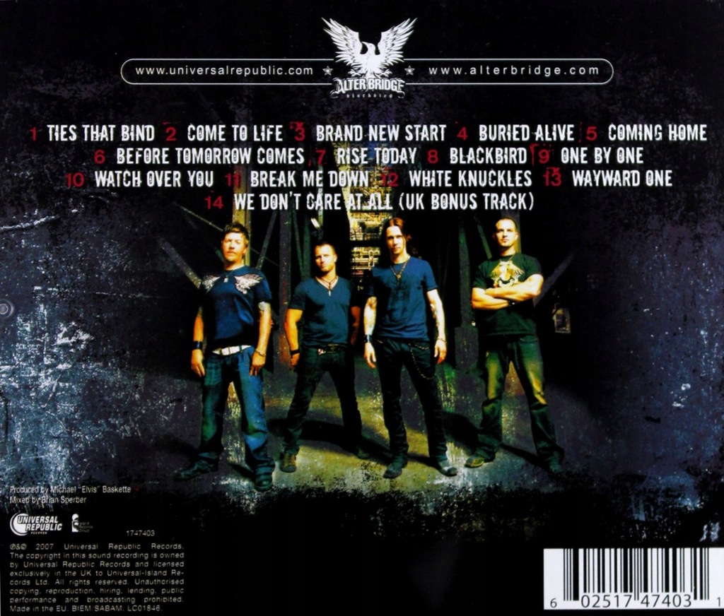 Alter Bridge Blackbird