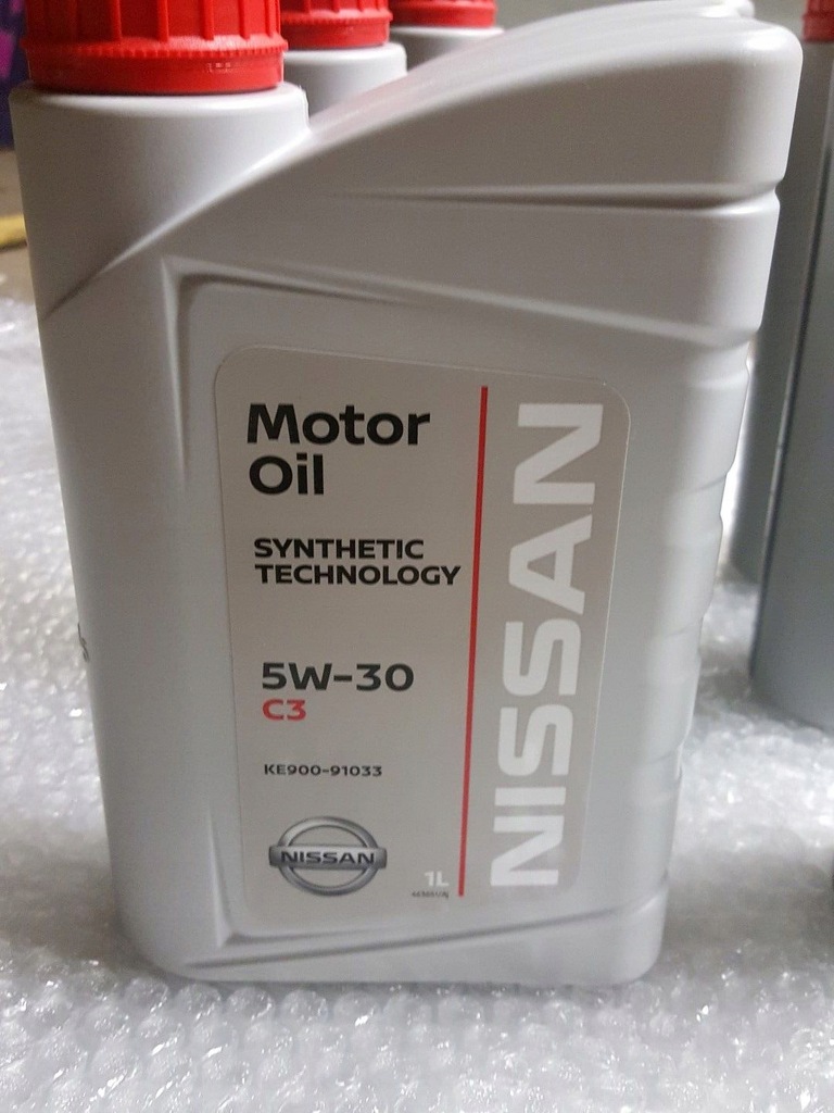 OLEJ SILNIKOWY NISSAN 5W30 C3 MOTOR OIL ORYGINAŁ - 8975426636 - oficjalne archiwum Allegro