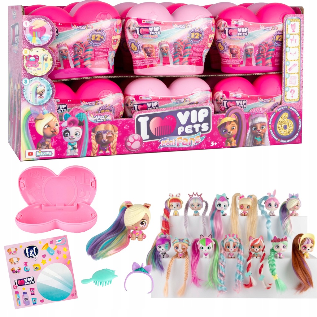 MINI VIP PETS PIESEK niespodzianka do czesania - 12169388821 - oficjalne archiwum Allegro