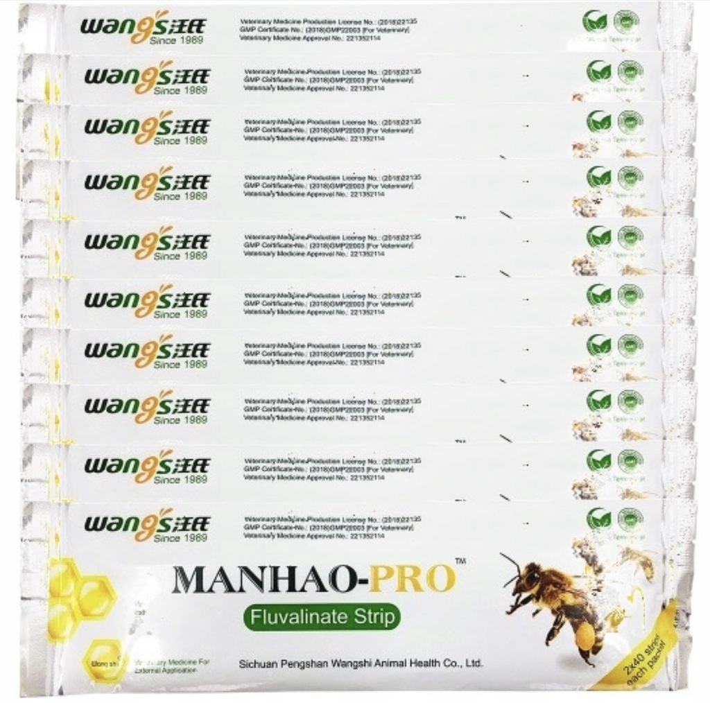 WARROZA Paski na warrozę MANHAO PRO 10x80szt 40mg - 14246085635 ...