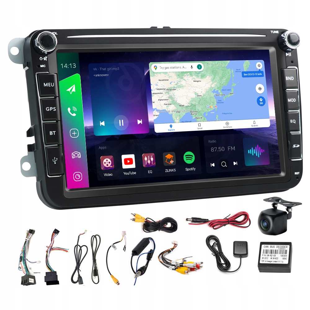 RADIO 2DIN ANDROID GOLF 5 V 6 VI VW PASSAT B6 B7 TIGUAN TOURAN 4GB / 64GB - 15008157033 ...