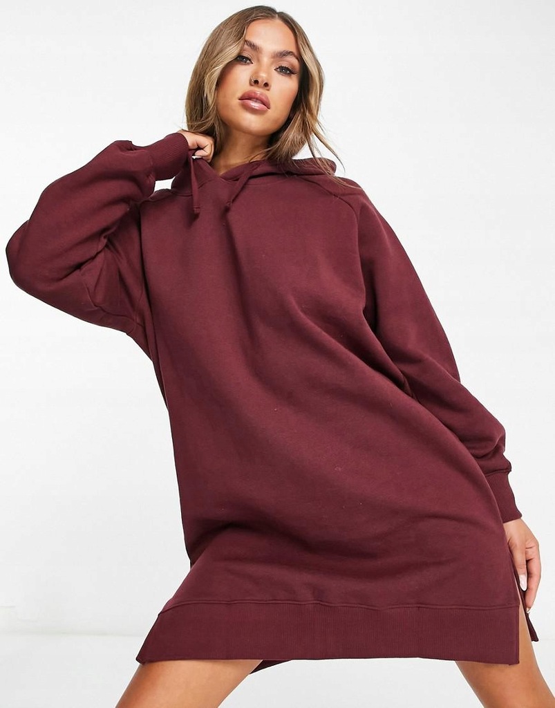 THREADBARE _OS V6D BORDOWA BLUZA OVERSIZE _/ XL - 12706518677 - oficjalne archiwum Allegro