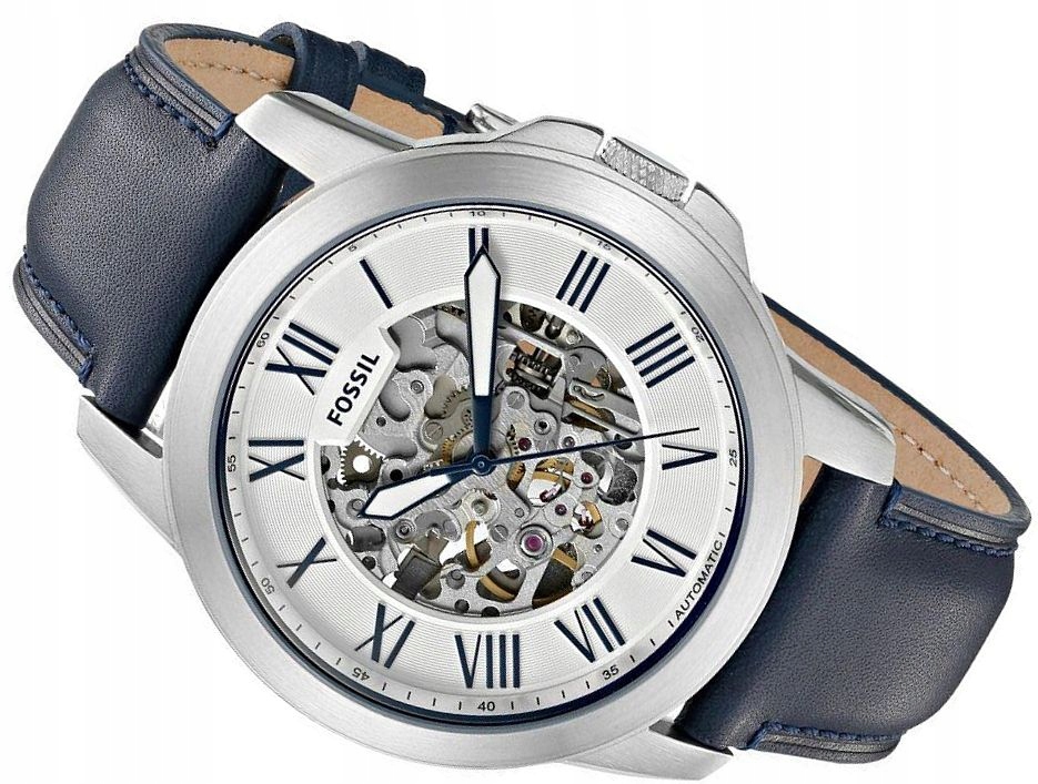 ORYGINALNY SKELETON MĘSKI FOSSIL ME3111 GRANT BOX - 11050963468 ...