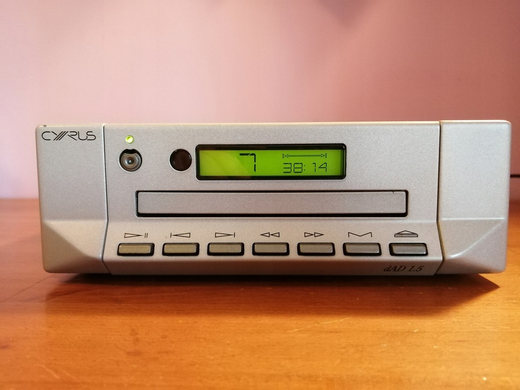 Odtwarzacz CD Cyrus dAD 1.5 srebrny - 12802571492 - oficjalne archiwum Allegro
