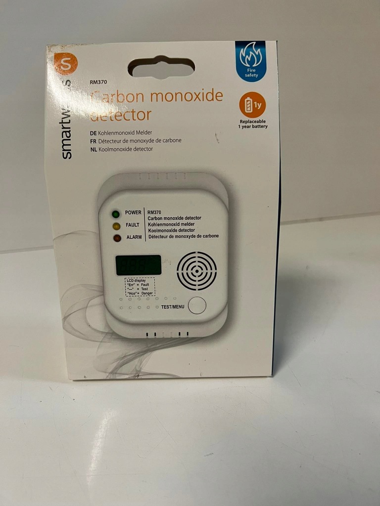 Czujnik tlenku węgla I gazu Smartwares RM370 - 12575713382 - oficjalne ...