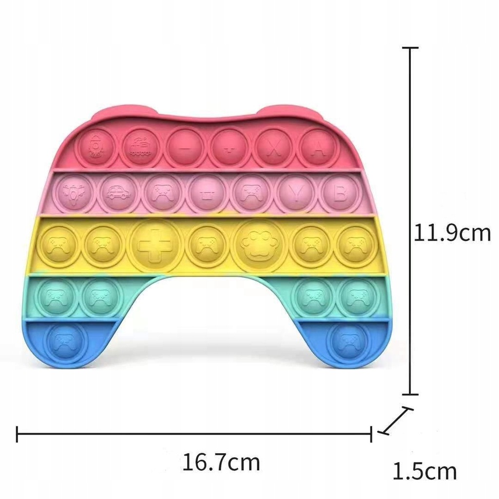 Купить СЕНСОРНАЯ ИГРУШЕЧНАЯ КОНСОЛЬ PUSH BUBBLE POP IT: отзывы, фото и характеристики на Aredi ...