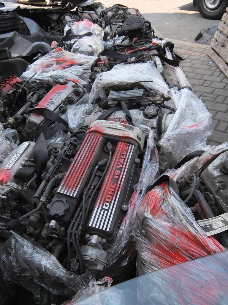 Honda CRX,CIVIC 1988-1991 D16A9 1.6 SILNIK - 6940777380 - oficjalne ...