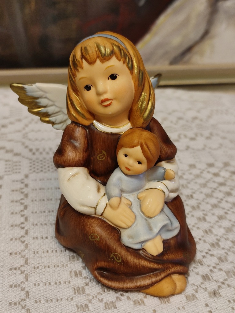 Goebel Figurka Anioł z lalką - 11574176325 - oficjalne archiwum Allegro
