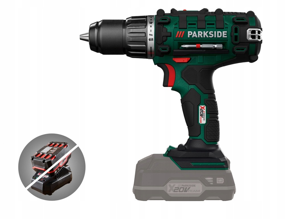 Wiertarko-wkrętarka Parkside PABS 20-Li E6 BODY - 13164082360 ...